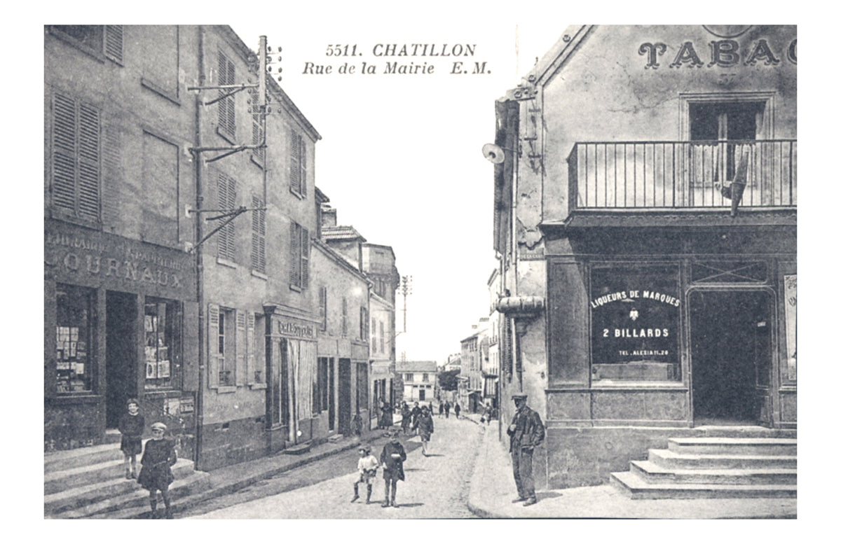 Cartes Postales, Chatillon Paris suburbs – VINTAGEARTREPRINTS.COM